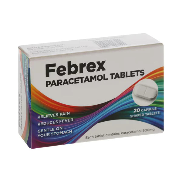 Febrex Paracetamol 20's 500mg – Discount Chemist